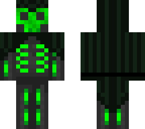 skelleton with cape | Minecraft Skin