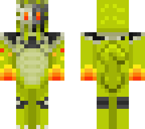 yellow demon for instagram | Minecraft Skin