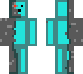 Blue slime terminator | Minecraft Skin