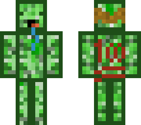Derpy 100 creeper | Minecraft Skin