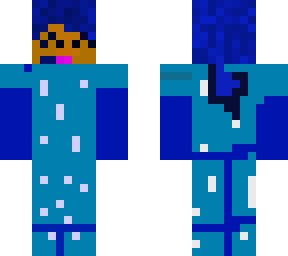 Garbage diamond girl | Minecraft Skin