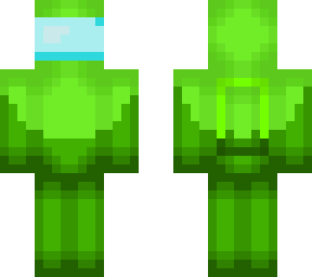 Lime Crewmate | Minecraft Skin
