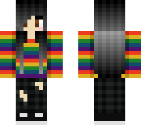 Rainbow Sweater | Minecraft Skin