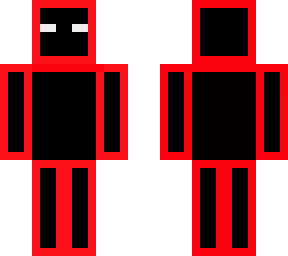 Red outlined character | Minecraft Skin