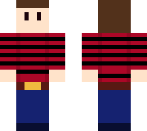 red shirt guy- evolved | Minecraft Skin