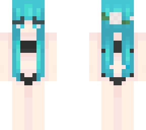 miku bikini | Minecraft Skins