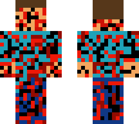 corrupted steve | Minecraft Skin