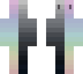 Gray Fade/Rainbow Fade | Minecraft Skin
