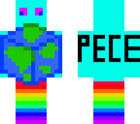 LBGTQ world peace skin | Minecraft Skin