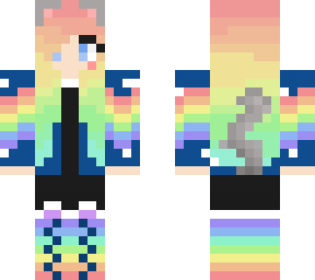nyan cat girl | Minecraft Skins
