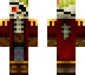Pirate skeleton | Minecraft Skin