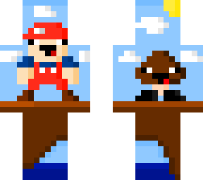 Mario 64 Minecraft Skins