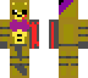 Withered fredbear | Minecraft Skin