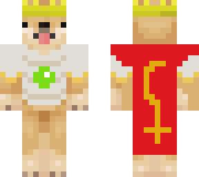 Doge minecraft skin layout - erocaddy