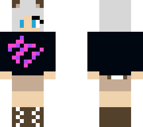 Firemerch rockruff girl | Minecraft Skin