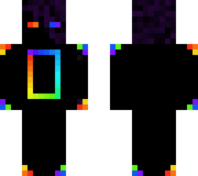 inner rainbow underman | Minecraft Skin