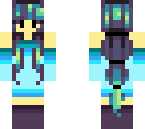 Ocean/Water girl | Minecraft Skin