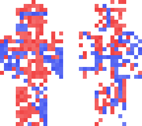 Partical man | Minecraft Skin