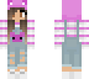 pink mouse girl | Minecraft Skin