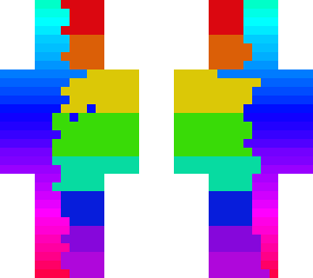 Rainbow skin | Minecraft Skin