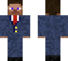 Steve With A Classy Suit | Minecraft Skin