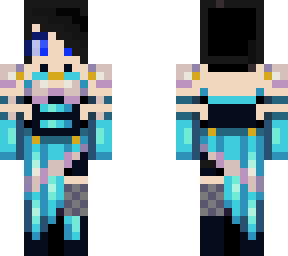 blue dress base | Minecraft Skins