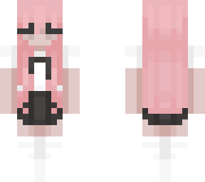 pink hair egirl | Minecraft Skin