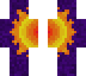 Sun pixel art | Minecraft Skin