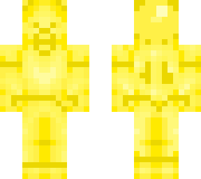 Bright Gold Steve | Minecraft Skin
