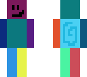 colorful smiley face skin | Minecraft Skin