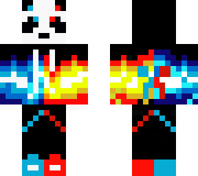 Fire-ice-panda | Minecraft Skin