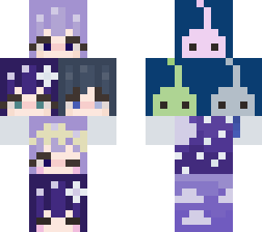 Galaxy Themed Profile Pictures - Pfp // BasesByBoba | Minecraft Skin