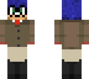 Nerdy School Sonic | Minecraft Skin