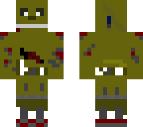 fnaf springtrap | Minecraft Skins