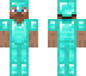 Steve in diamond armor | Minecraft Skin