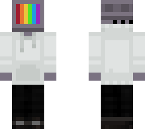 White Teevee | Minecraft Skin
