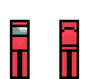 Among Us red crewman | Minecraft Skin