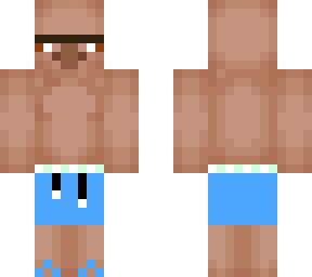 blue villager with short on | Minecraft Skin