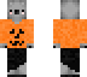 Koala in Pumpkin Sweater | Minecraft Skin