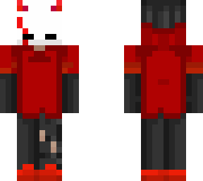 Masked oni (edit full mask) | Minecraft Skin
