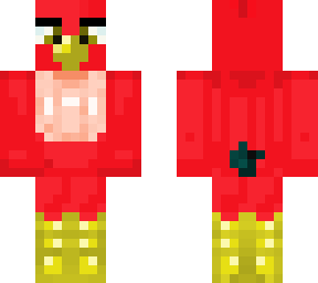 Angry bird Red | Minecraft Skin