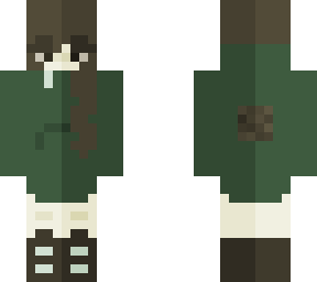 dirt block girl CE | Minecraft Skin