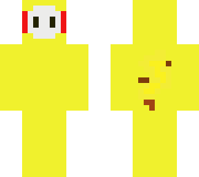 Fall Guys but it's Pikachu | Minecraft Skin