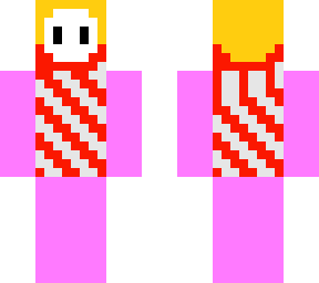 fall guys skin chips | Minecraft Skin