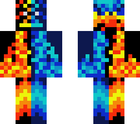 FIRE AND WATER | Minecraft Skin