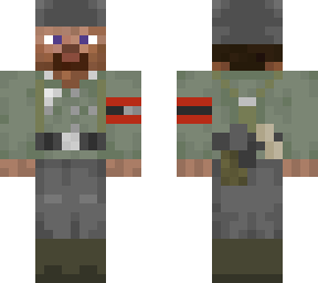 1945 German WWII Battle of Berlin Volksturm | Minecraft Skin