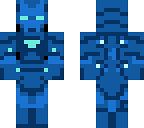 Blue Iron Man | Minecraft Skin