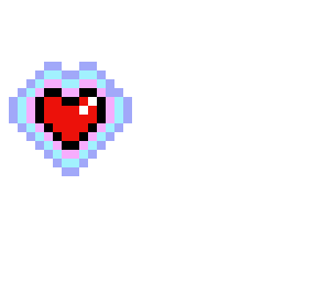 Colorful beating heart | Minecraft Skin