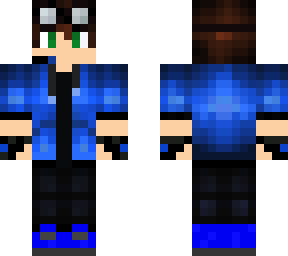 Cool Blue boy | Minecraft Skin