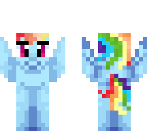 Rainbow Dash Minecraft Skin